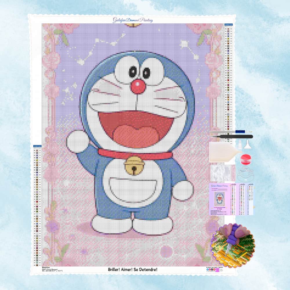 diamond painting Doraemon – Gulufun